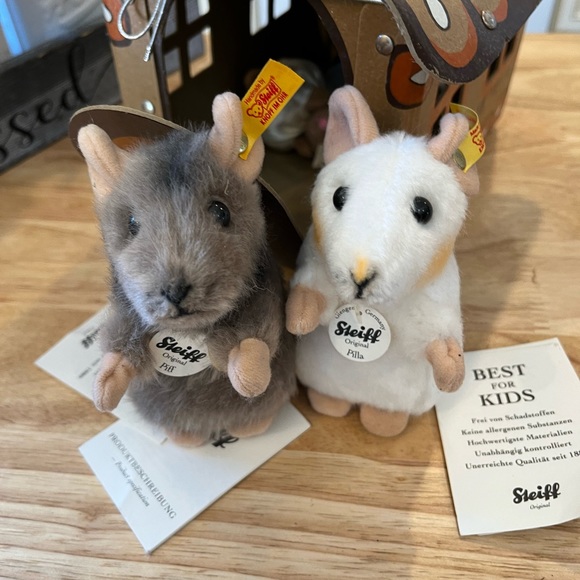 steiff | Toys | Steiff Mice With House And Two Russ Groom And Bride ...